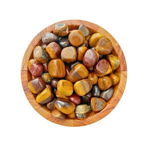 Desert Sunset Jasper Tumbled Stone | Polished Desert Sunset Jasper ...