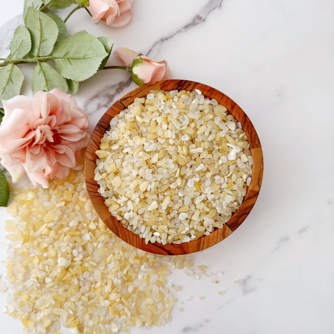Yellow Calcite Crystal Chips | Polished Mini Yellow Calcite Crystal ...