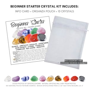 Beginner Crystal Set | Crystal Starter Kit - 10 Tumbled Polished ...