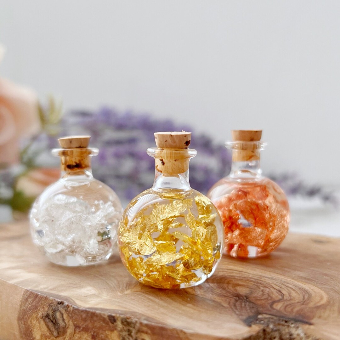 Gold, Silver or Copper Flakes Bottle | Genuine 22k Gold Flake, Silver ...
