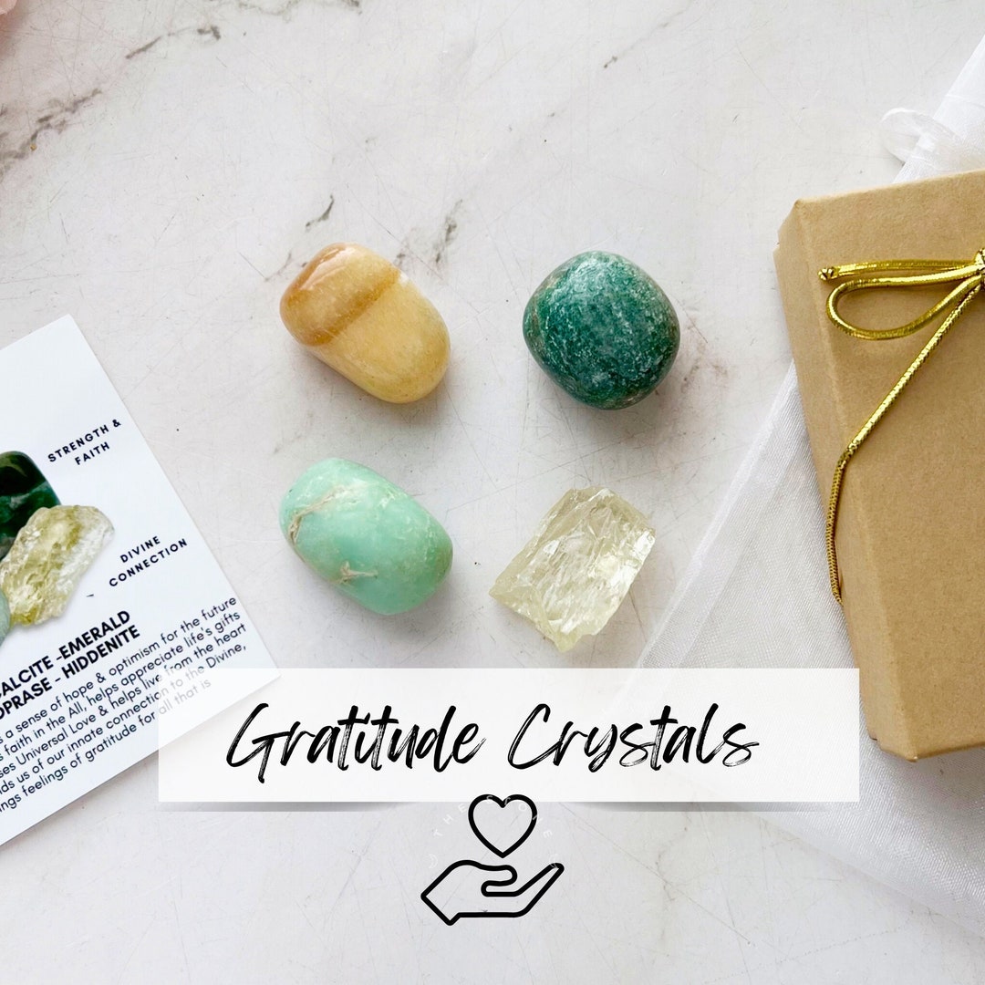 Gratitude Crystal Set | Crystals for Gratitude | Gratitude Crystal Kit ...
