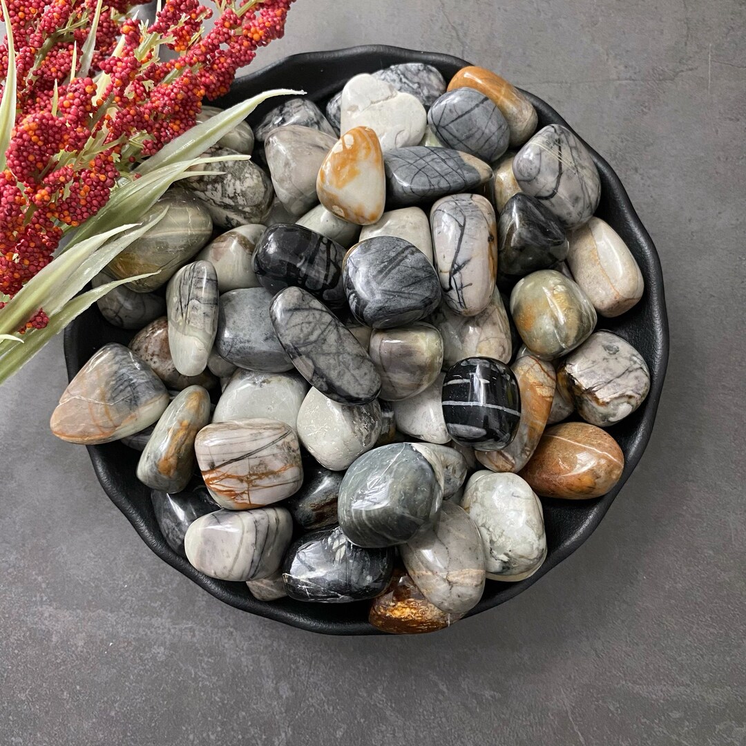 Picasso Jasper Tumbled Stones | Polished Picasso Jasper Crystal ...