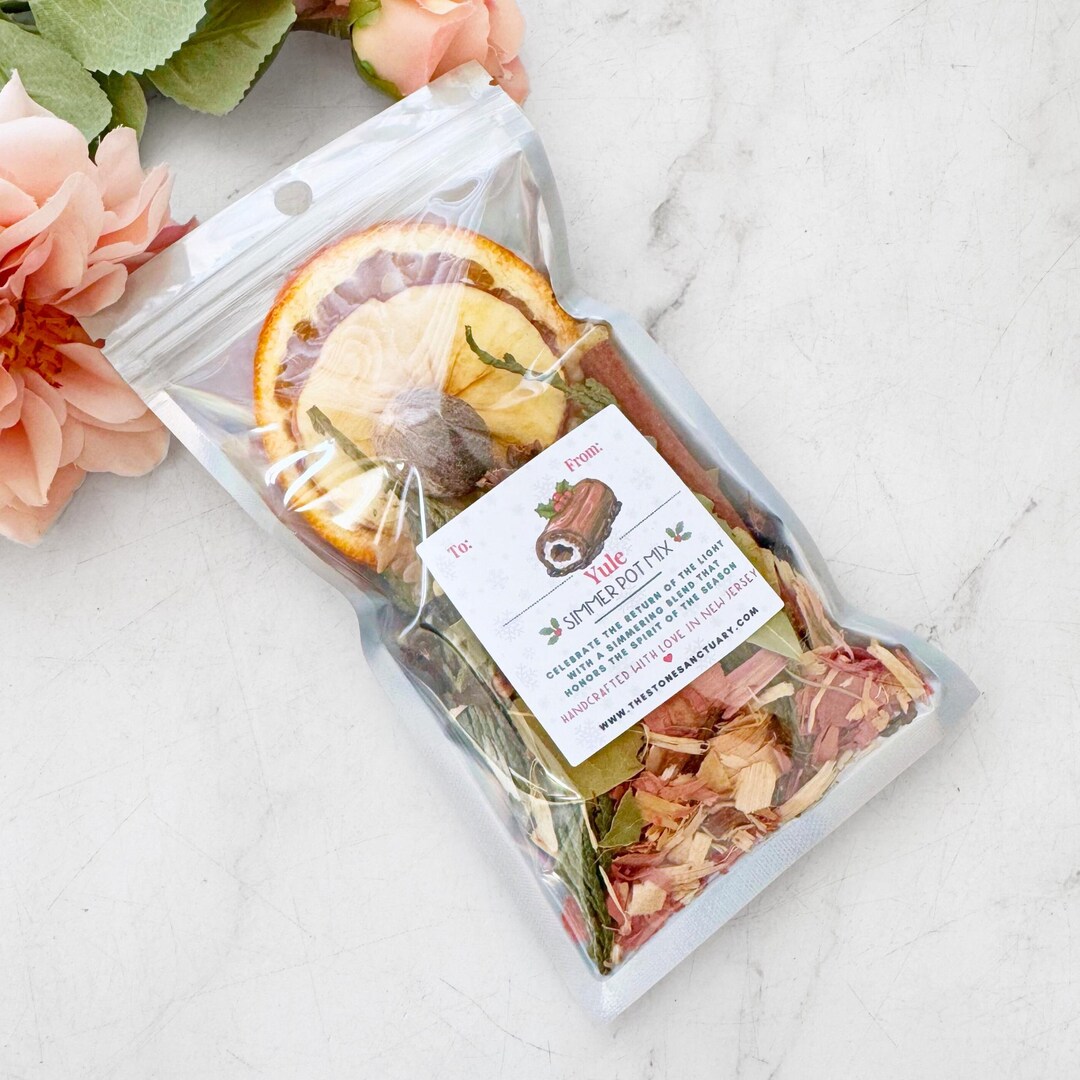 Yule Simmer Pot Mix: Handcrafted Winter Solstice Potpourri Home ...