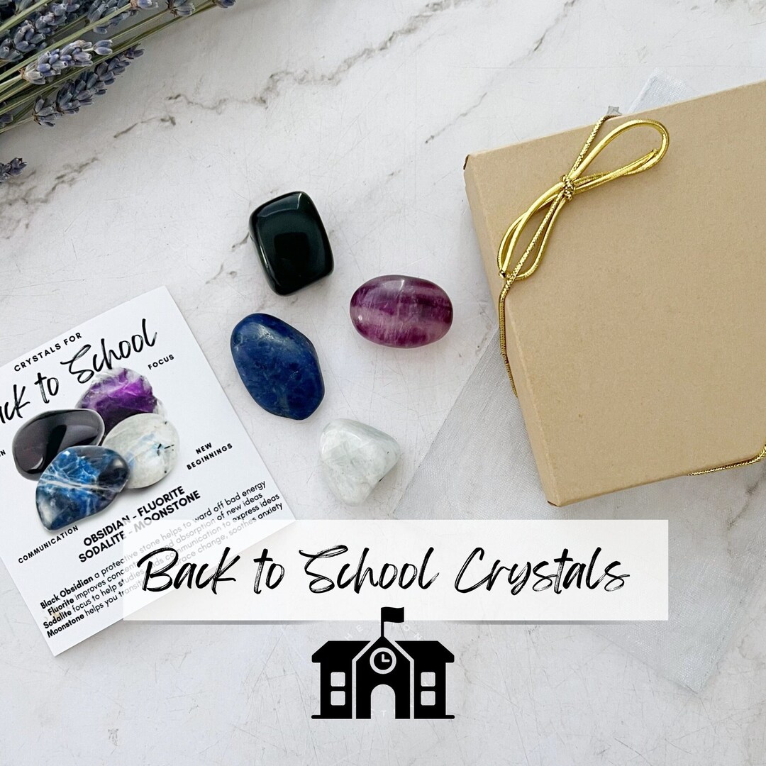 Back to School Crystal Set, Crystal Kit for Students, Gift Ideas for ...