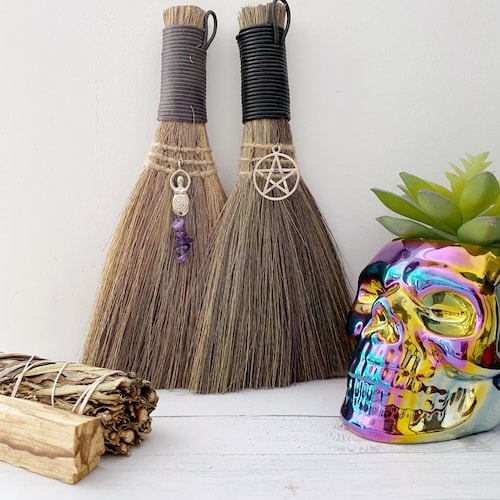 Witch Broom Altar Besom Pagan Protection Besom Wicca - Etsy