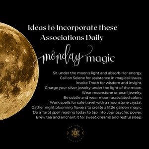 Days of the Week Magic Associations Poster, Magical Weekdays for Color ...