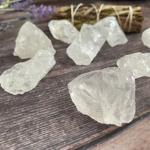 Raw Clear Quartz | Rough Clear Crystal Quartz Stones | Natural Clear ...