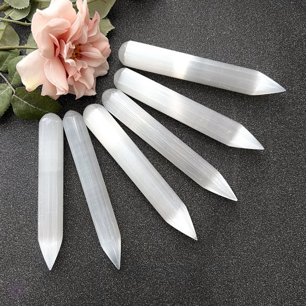 Selenite Wand - Etsy
