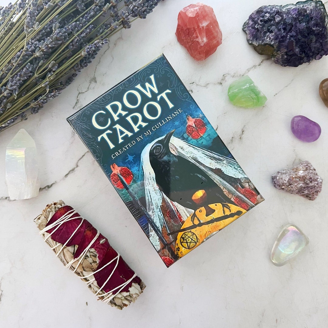 Crow Tarot Card Deck by MJ Cullinane | 78 Card Crow Tarot Deck and ...