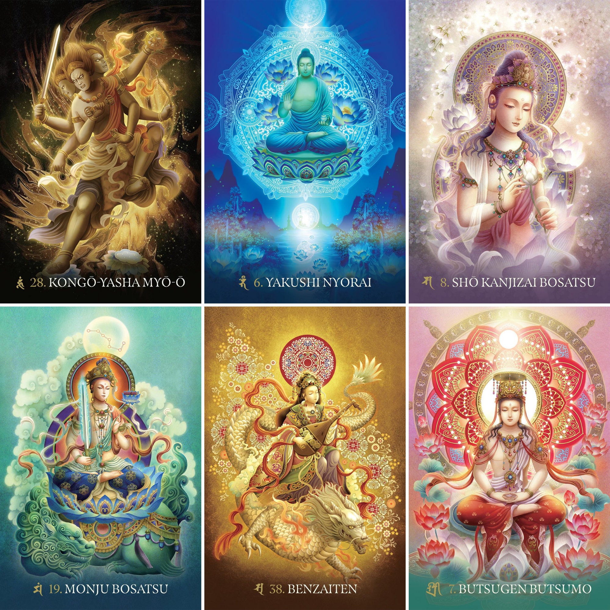 The Esoteric Buddhism of Japan Oracle Deck by Yūzui Kotaki - Etsy
