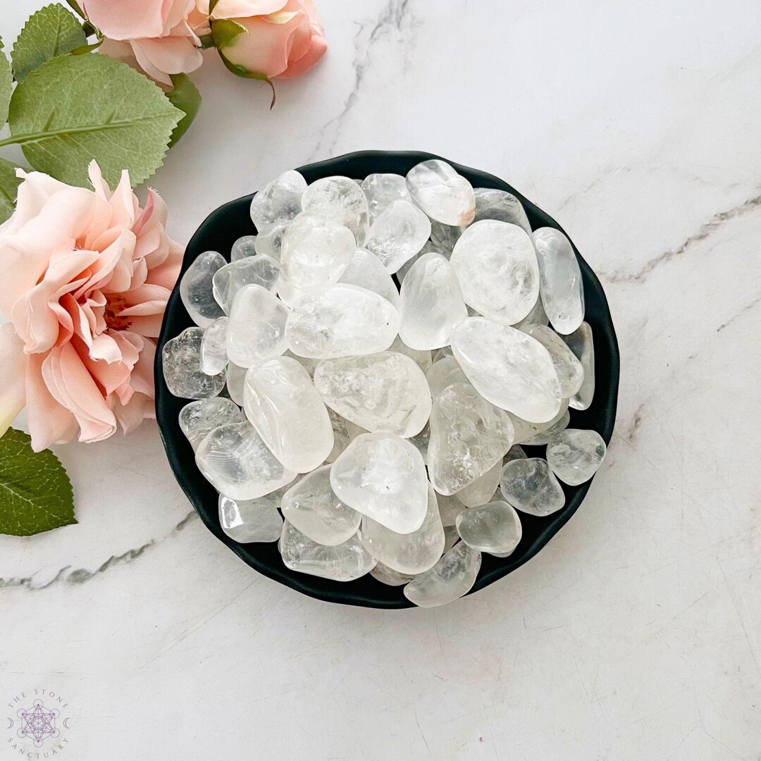 Clear Quartz Tumbled Stones | Polished Clear Crystal Quartz Crystals ...
