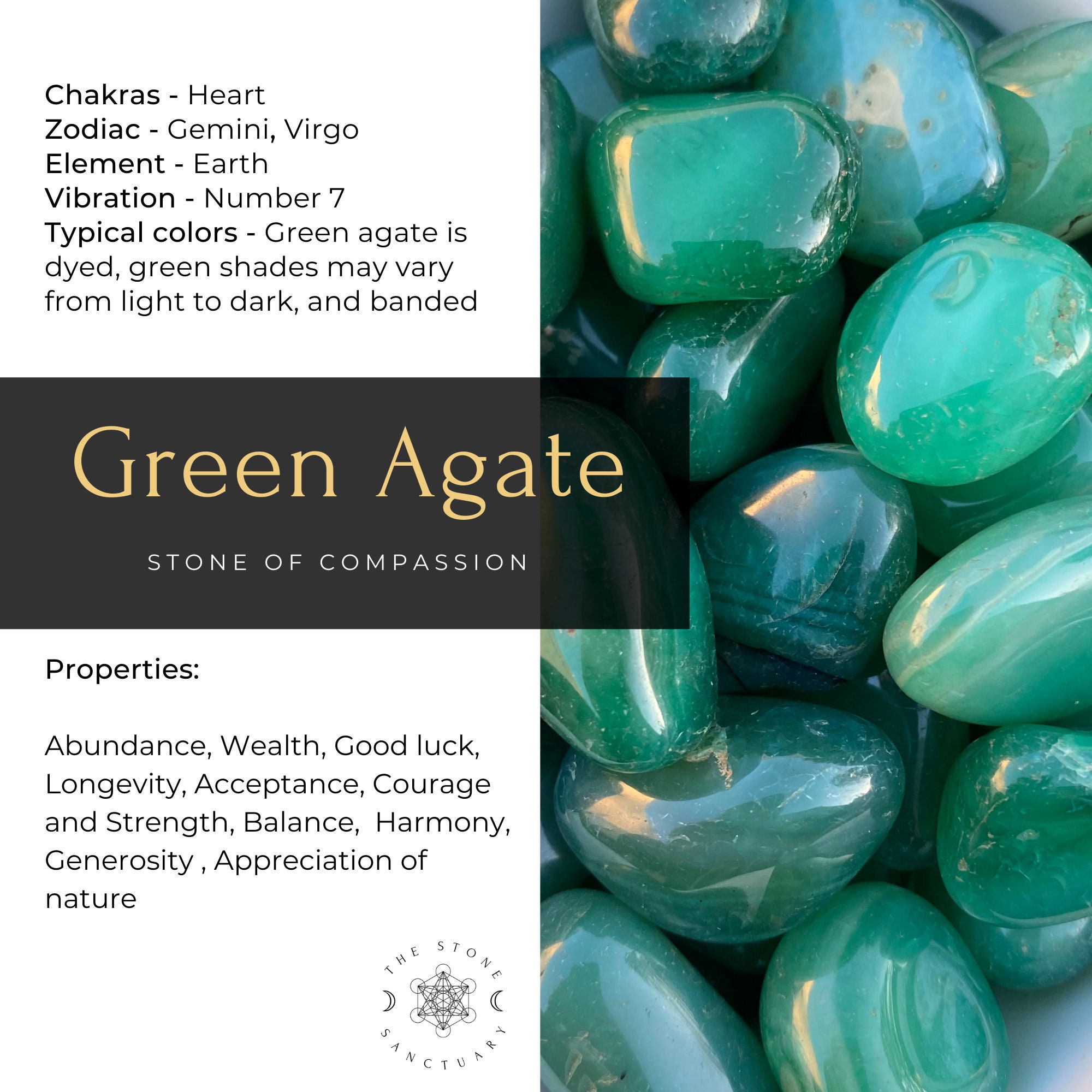 Green Agate Stone