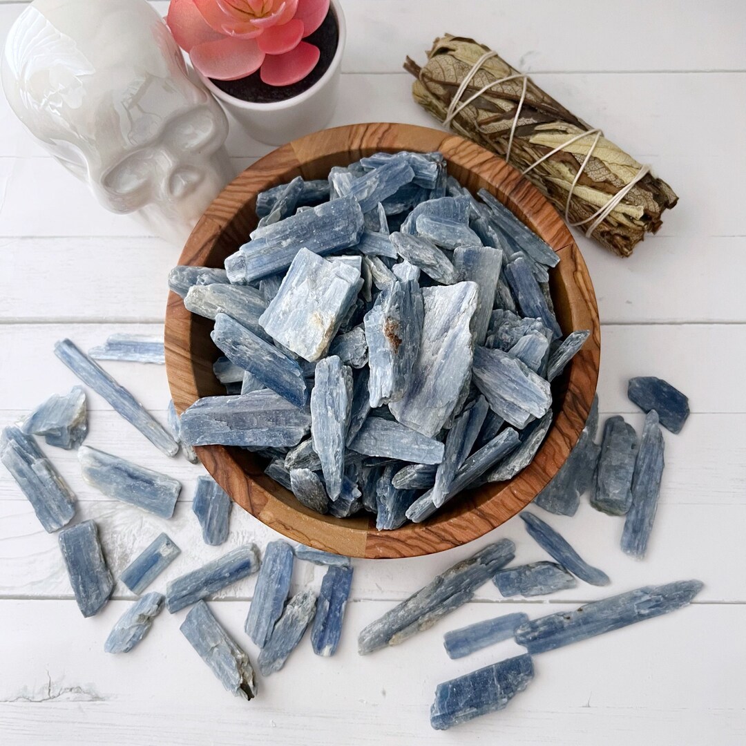 Raw Blue Kyanite Blades | Rough Natural Unfpolished Blue Kyanite Stones ...