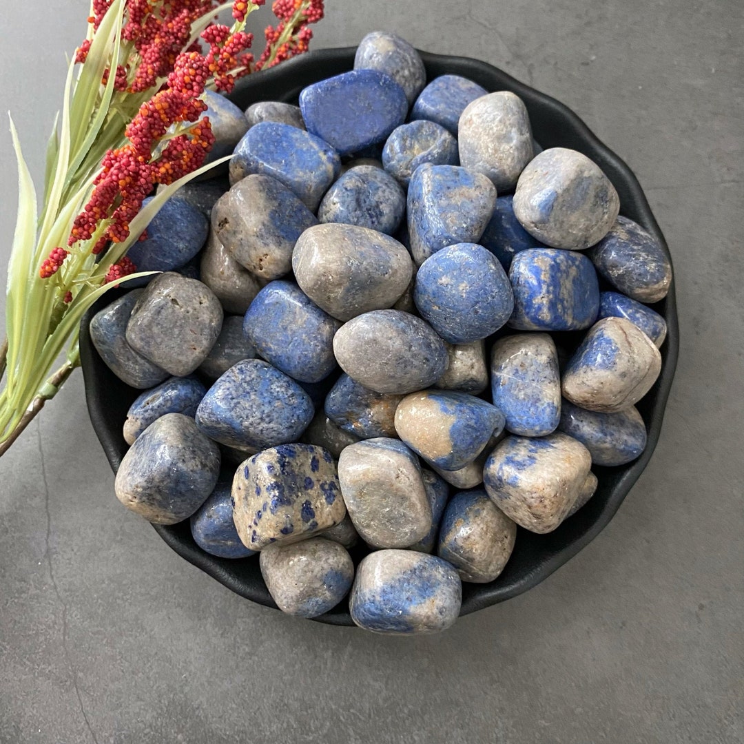 Dumortierite Tumbled Stones Polished Dumortierite Crystal Gemstones ...