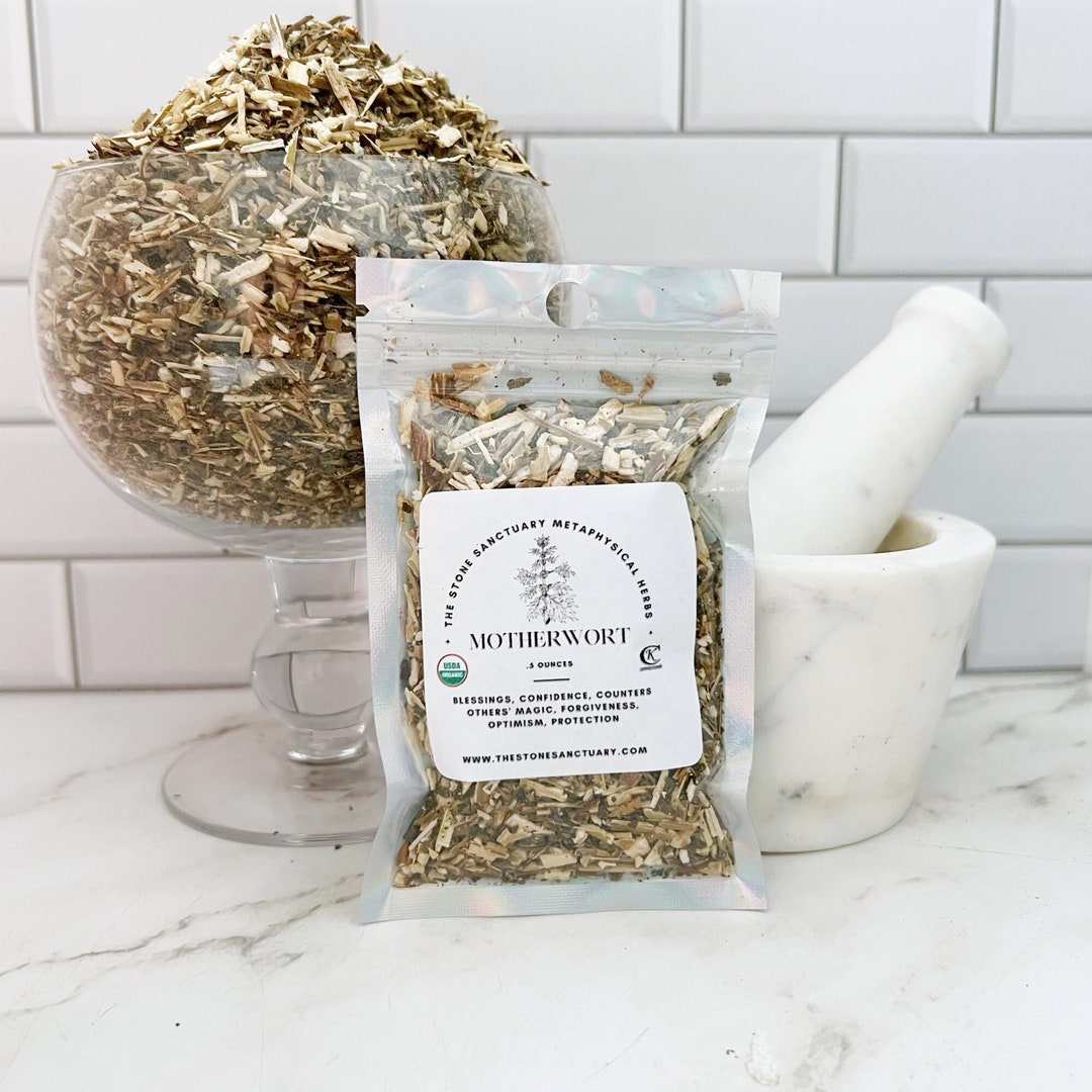 Motherwort Dried Motherwart Herb Cut & Sifted Leonurus Cardiaca, Herbs ...