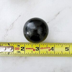 Shungite Crystal Ball | 40mm Black Shungite Crystal Sphere, Orb ...