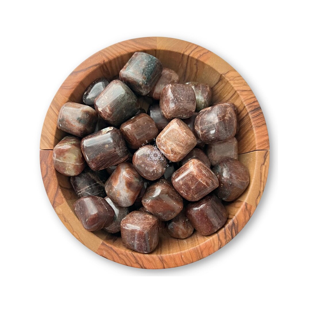Hessonite Garnet Tumbled Stones | Polished Hessonite Gemstone Crystal ...