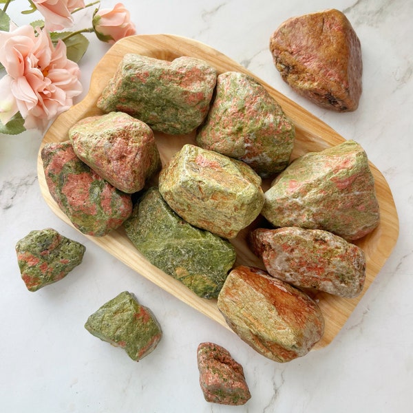 Raw Unakite - Etsy