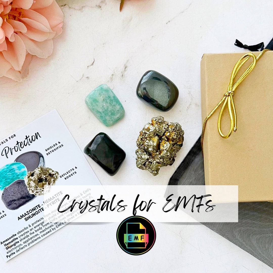 EMF Crystal Set | Crystals for EMF Protection | Crystal Kit for Emfs ...