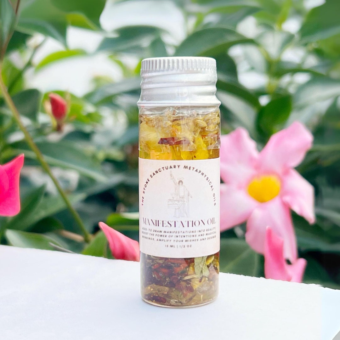 Manifestation Anointing Oil | 15ml Manifestation Conjure Ritual Oil for ...