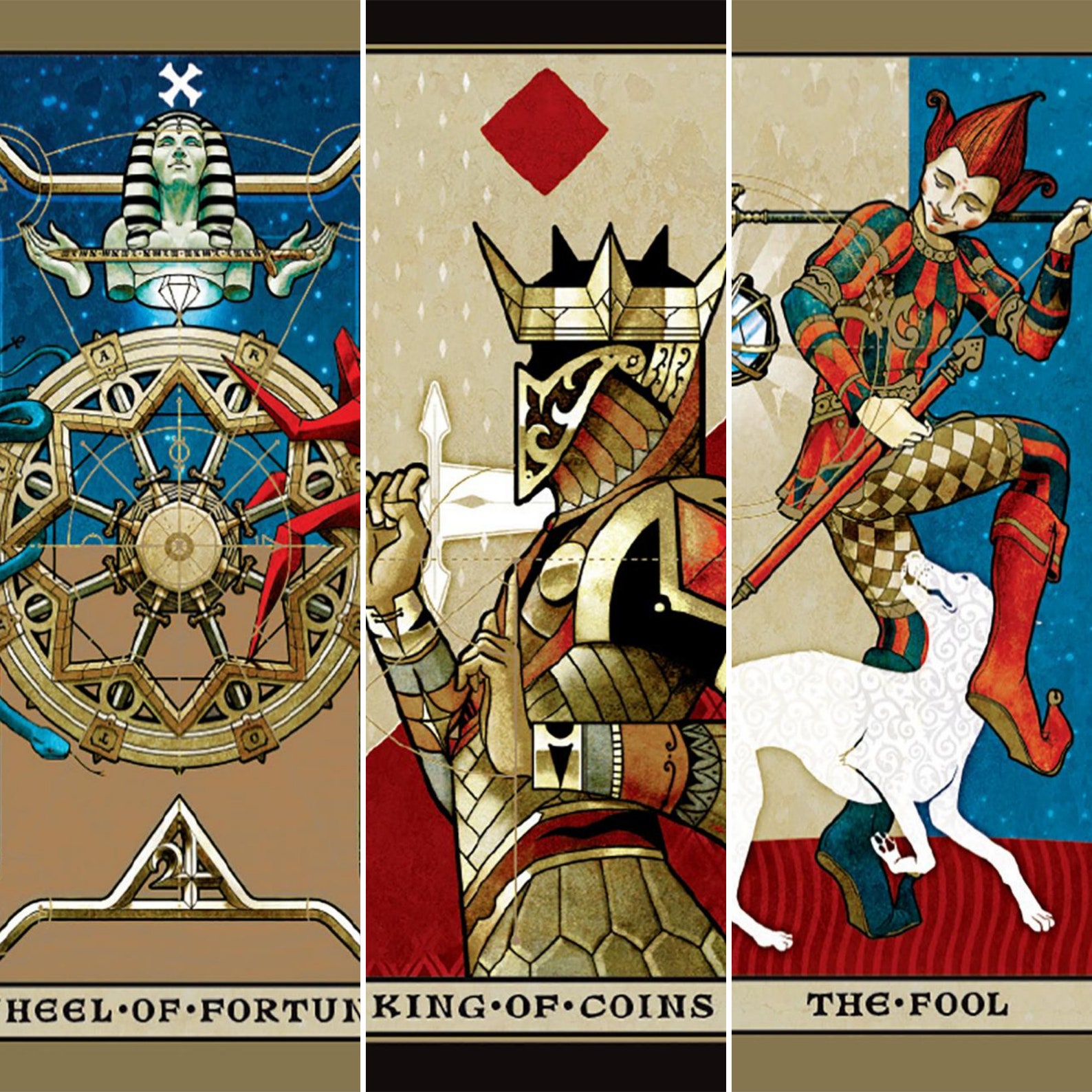 Keymaster Tarot Card Deck by Lorenzo Gaggiotti | 78 Keymaster Tarot ...