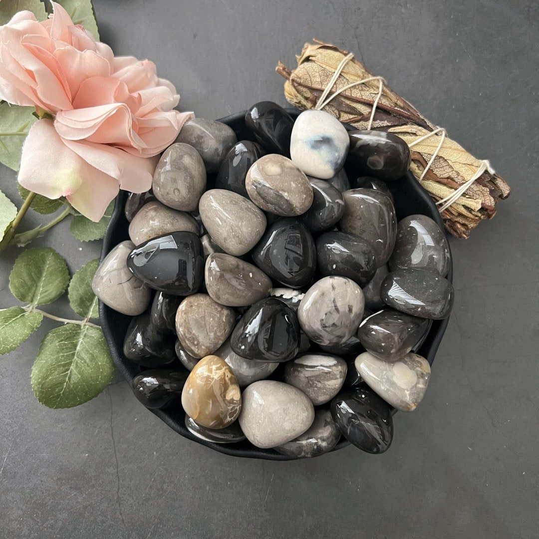 Flint Tumbled Stones Polished Flint Crystals, Flintstone Shop ...