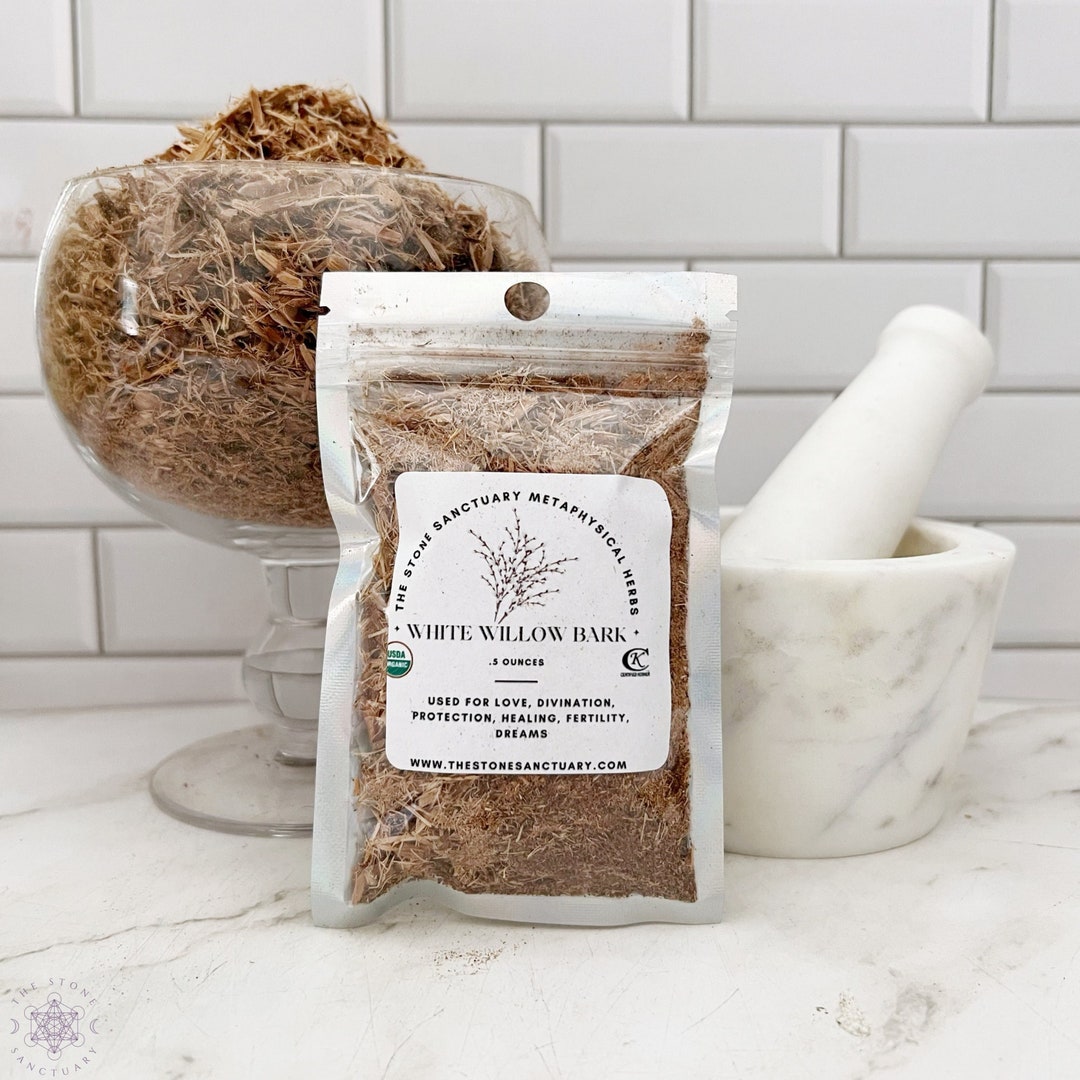 White Willow Bark | Dried Willow Bark Cut & Sifted | Salix Alba, Herbs ...