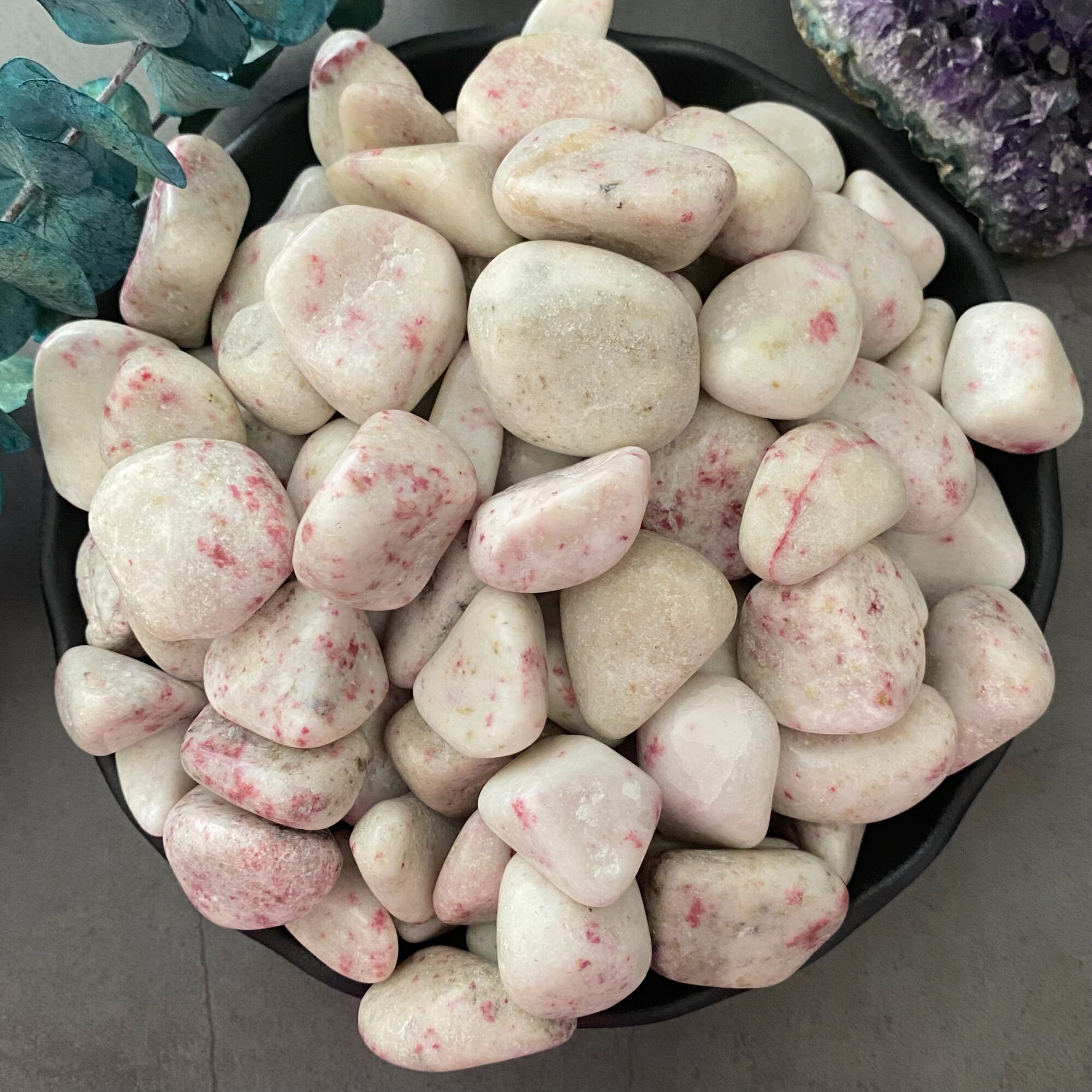 Cinnabar Tumbled Stones | Polished Cinnabar Crystal Gemstones ...