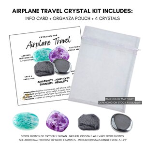 Airplane Crystals, Airplane Travel Crystal Set, Crystals for Airline ...