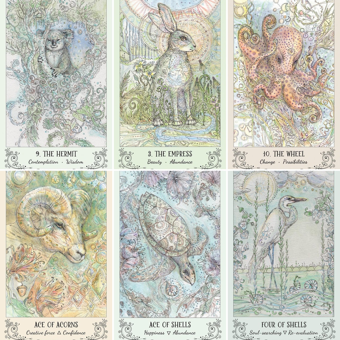 Spiritsong Tarot Card Deck by Paulina Fae Spiritsong Tarot - Etsy