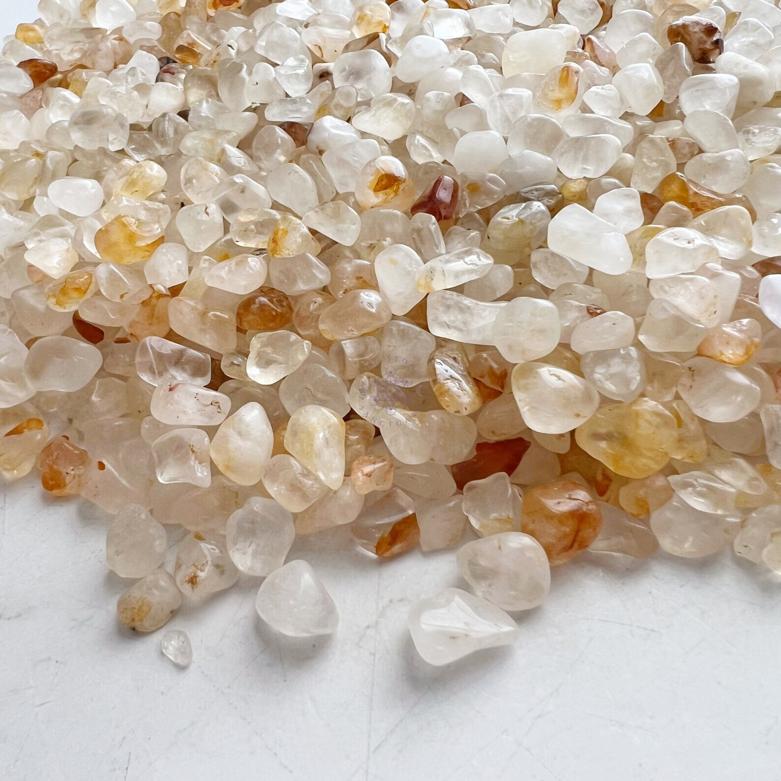 Golden Healer Quartz Crystal Chips | Mini Gemstone Pieces for Orgone ...