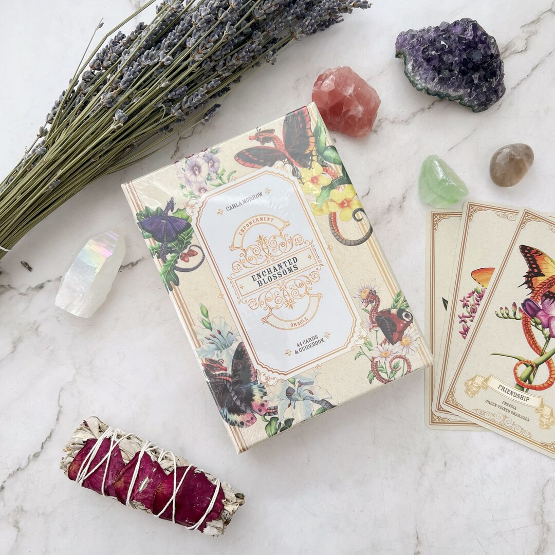 Enchanted Blossoms Empowerment Oracle Deck by Carla Morrow | 44 ...