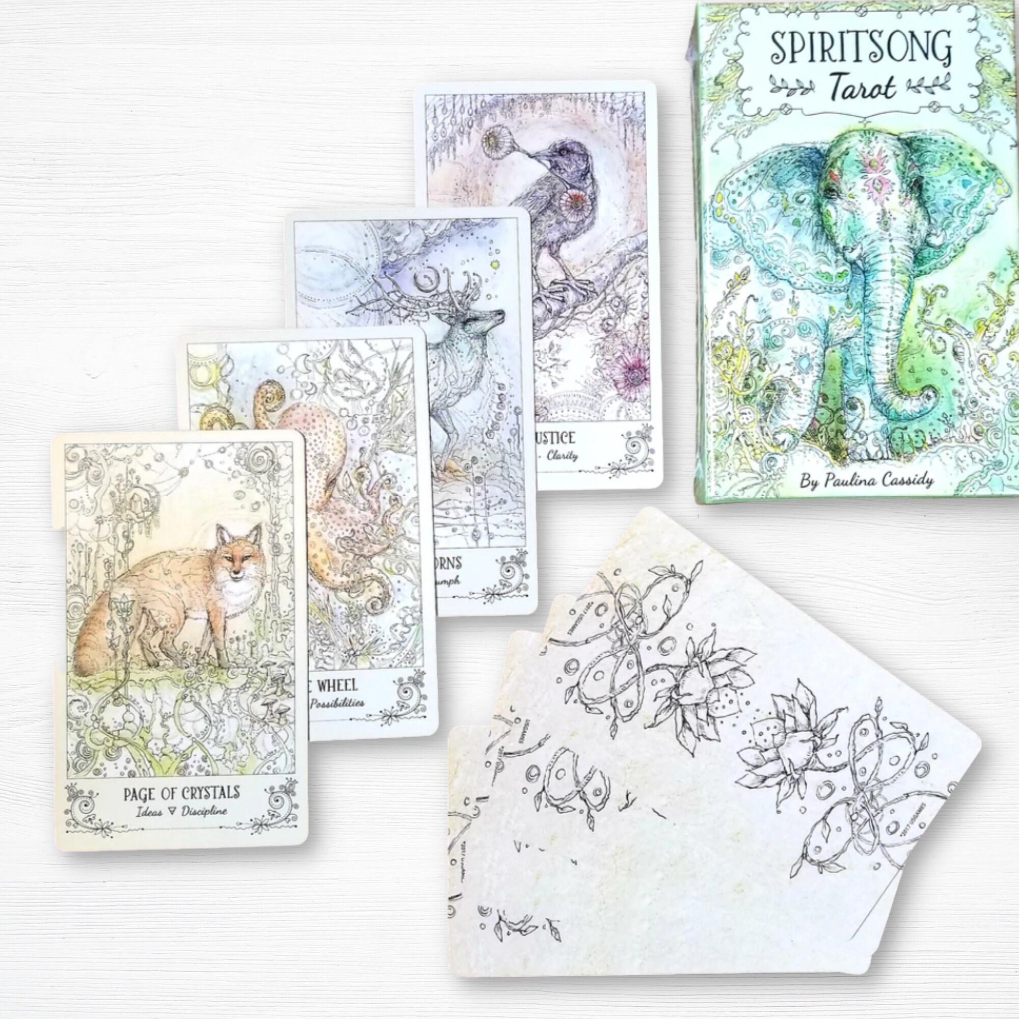 Spiritsong Tarot Card Deck by Paulina Fae Spiritsong Tarot - Etsy