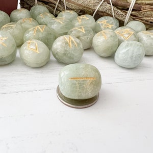 Aquamarine Runes | Aquamarine Rune Set | Set of 25 Aquamarine Elder ...
