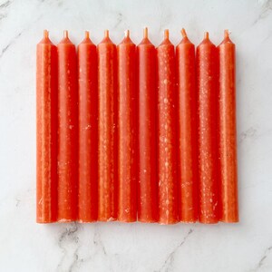 Ginger Orange Spell Candles, 5" Orange Chime Candles, Witch Candles ...