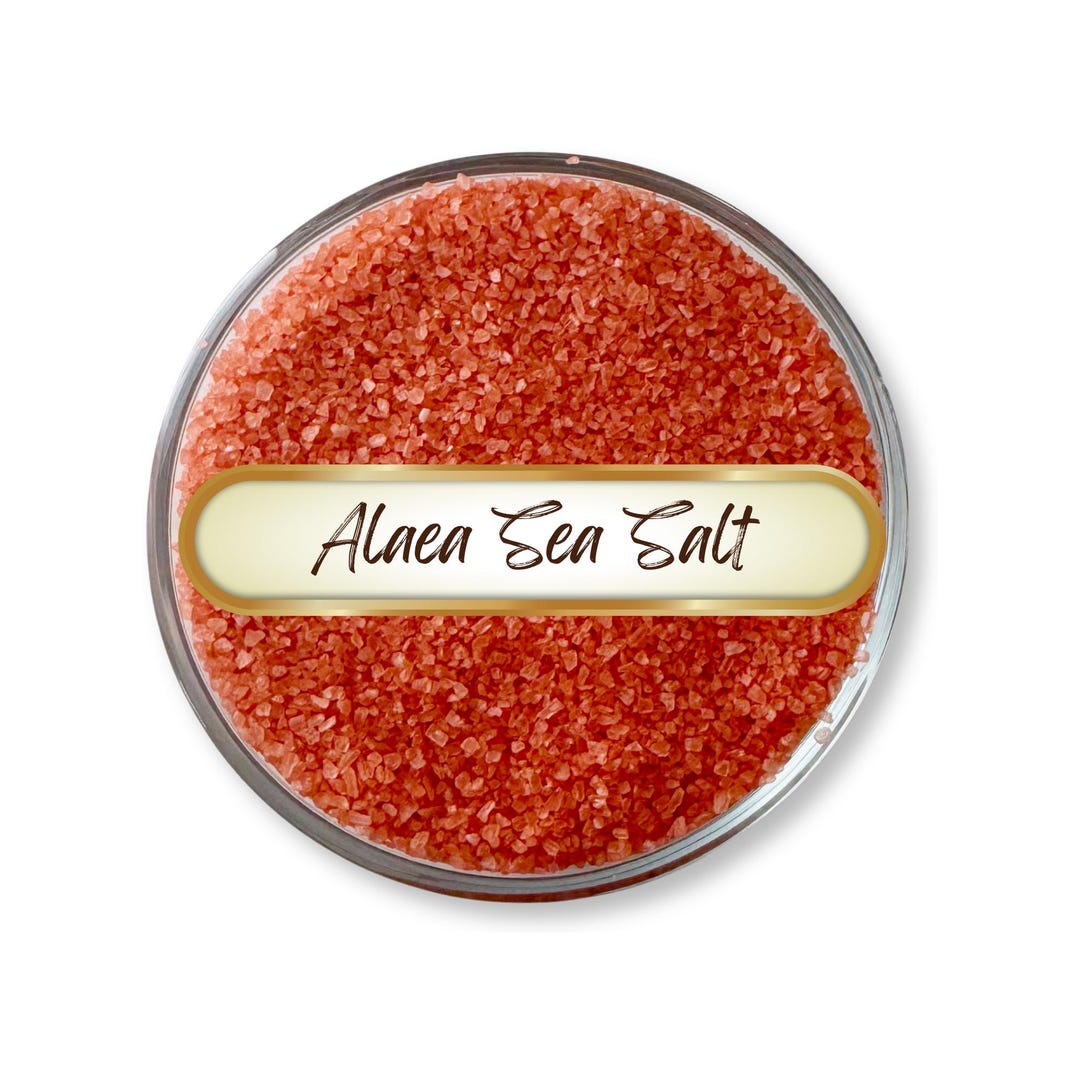 Alaea Sea Salt | Hawaiian Red Volcanic Clay | Corse Grind - Etsy