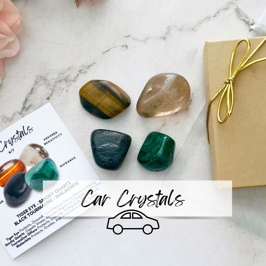 Car Crystal Set, New Driver Crystals, New Car Crystal Kit, Boho ...