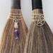 Mini Besom: Bamboo Witch Altar Broom With Gemstone Charm, Your Choice ...