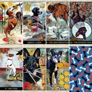 Wise Dog Tarot Card Deck by MJ Cullinane | Dog Themed Tarot Cards ...