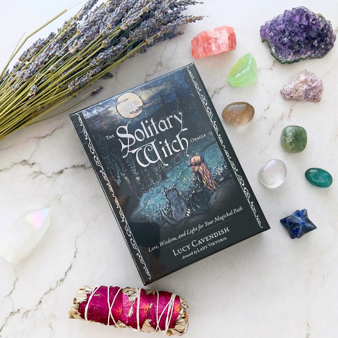 The Solitary Witch Oracle Card Deck by Lucy Cavendish | 45 Oracle Cards ...