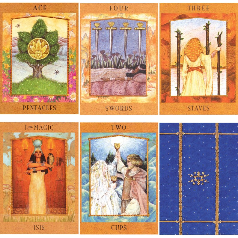 The Goddess Tarot Card Deck by Kris Waldherr 78 Card Goddess - Etsy