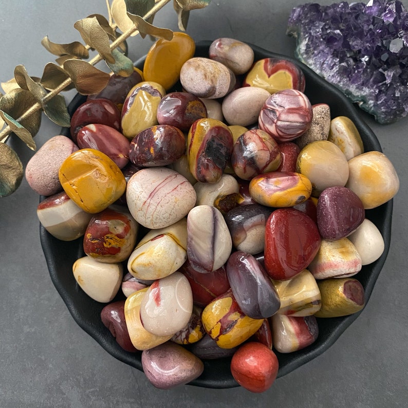 Mookaite Stone Polished Tumbled Mookaite Stones Reiki | Etsy