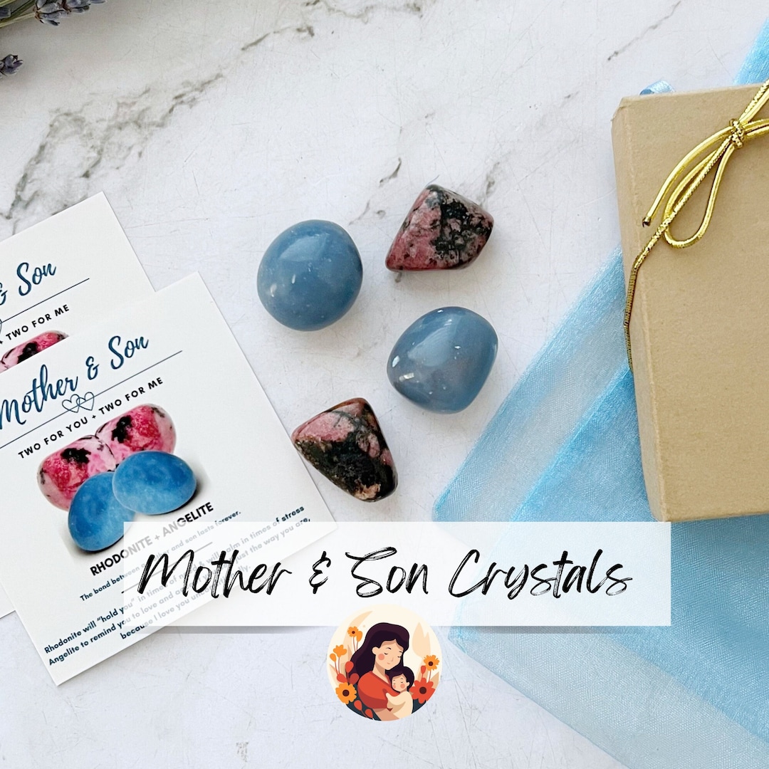 Mother and Son Crystal Kit Crystals for My Son Son Crystal Set Crystals ...