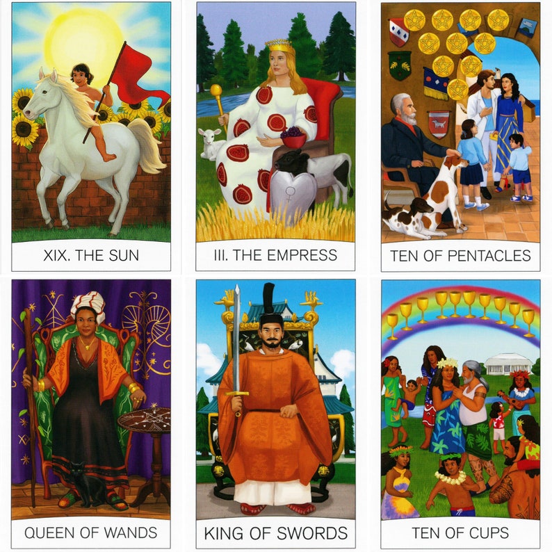 The One World Tarot Card Deck by Lena Rodriguez 78 One World - Etsy