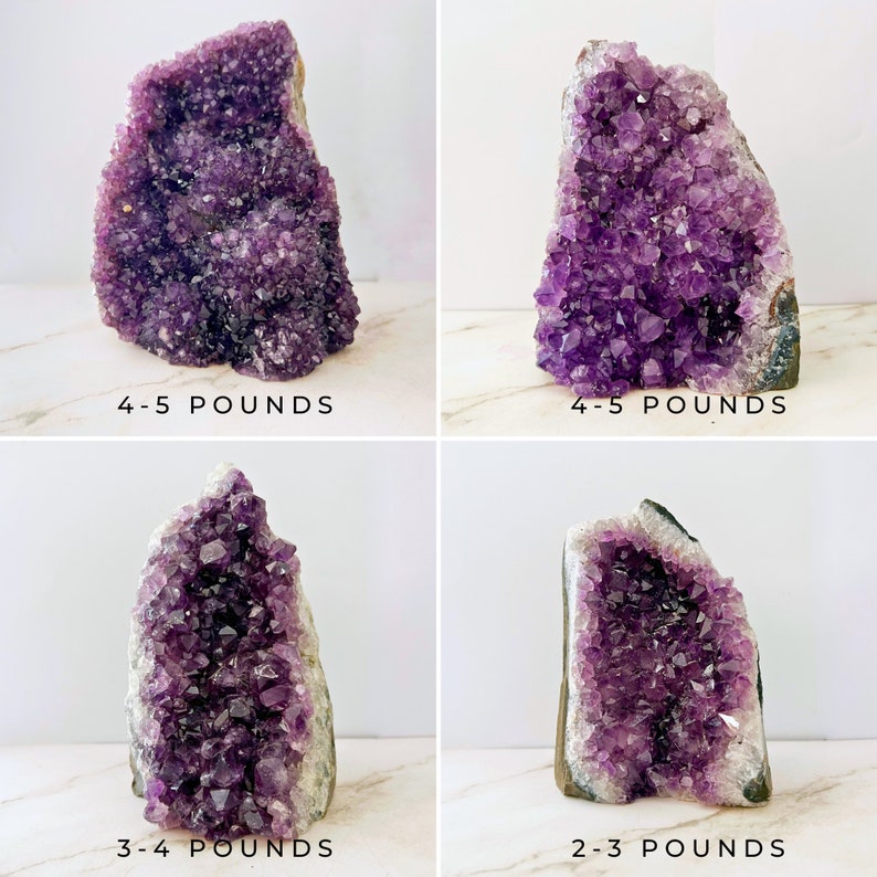 Amethyst Cut Base Clusters From Uruguay | Large 2-8" Grade A Purple ...