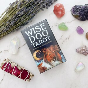 Wise Dog Tarot Card Deck by MJ Cullinane | Dog Themed Tarot Cards | Canine Tarot Cards | Rider ...