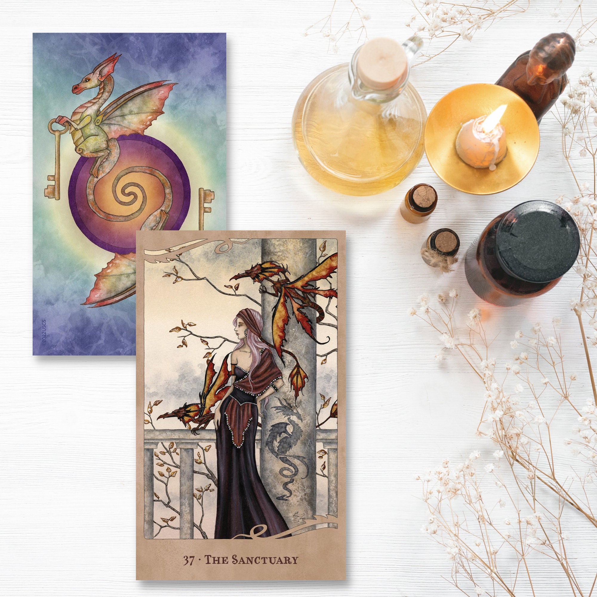 For the Love of Dragons Oracle Card Deck by Angi Sullins | 44 for the ...
