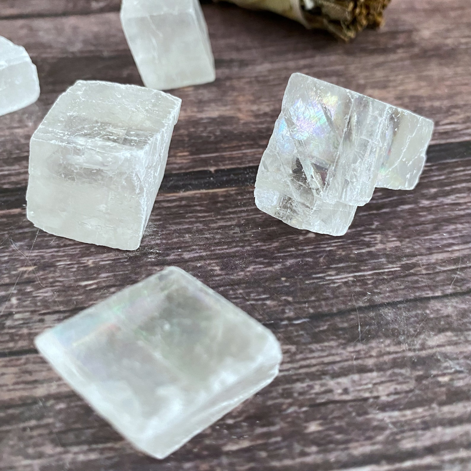 Rough Optical Calcite Crystal Raw Clear Calcite Stone - Etsy