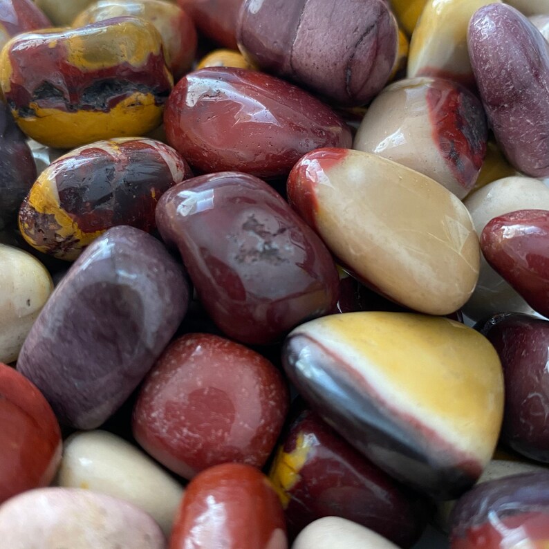 Mookaite Stone Polished Tumbled Mookaite Stones Reiki | Etsy