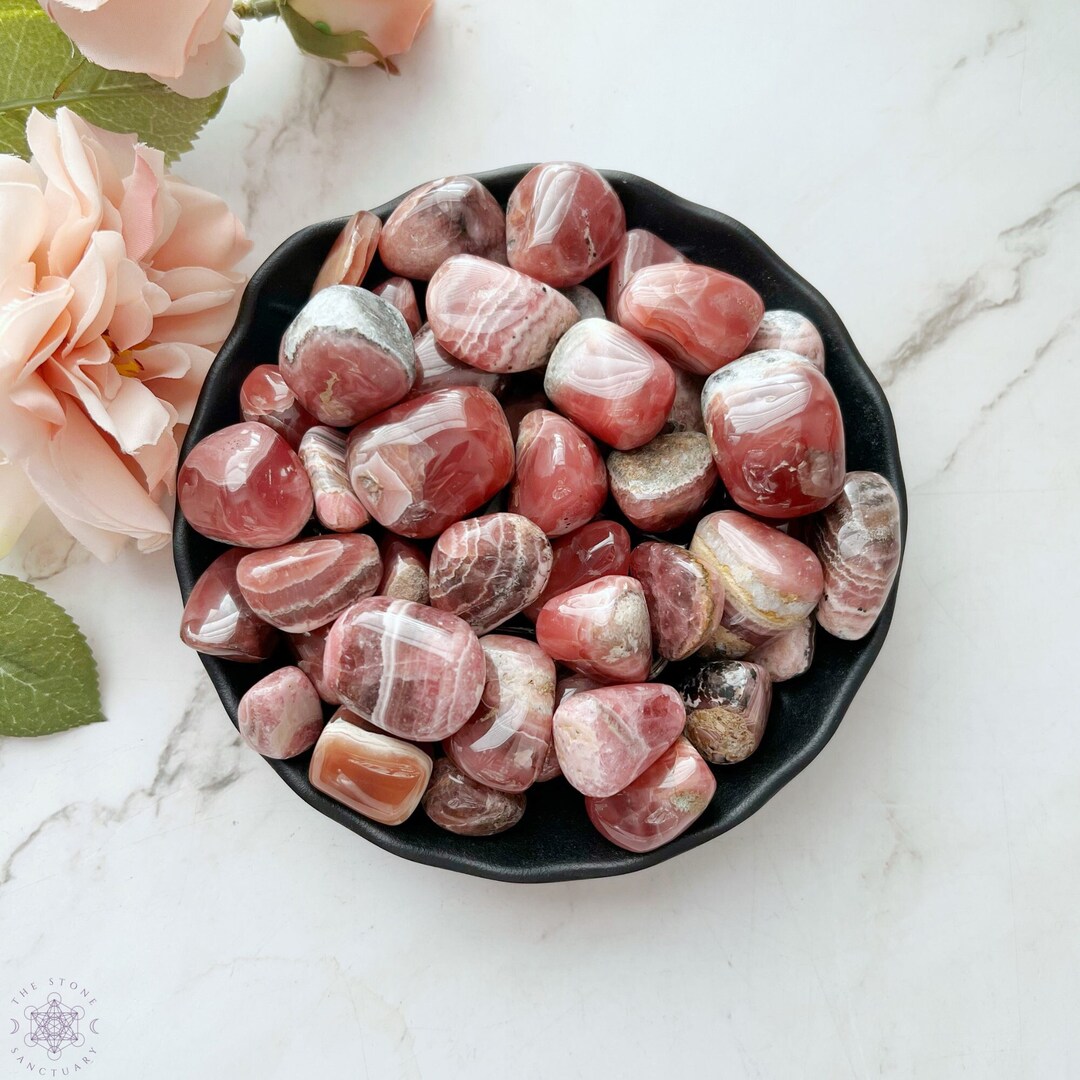 Rhodochrosite Crystal Grade EX Rhodochrosite Tumble Stones Polished ...